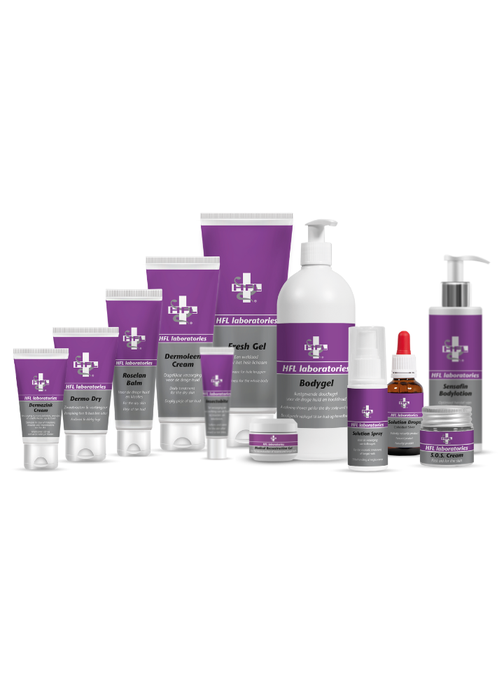 HFL Laboratories, verzorging van huid en voeten, van DVP.