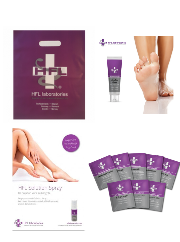 HFL Laboratories, verzorging van huid en voeten, van DVP.